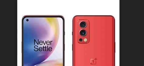 Oneplus Nord 2 Leaks In Crimson Red Colorway