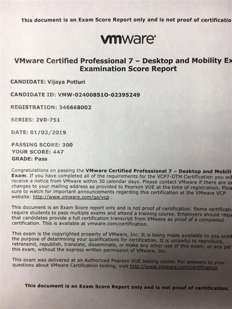 Vijay Krishna Potluri On Linkedin Completed Vmware Certification Successfully