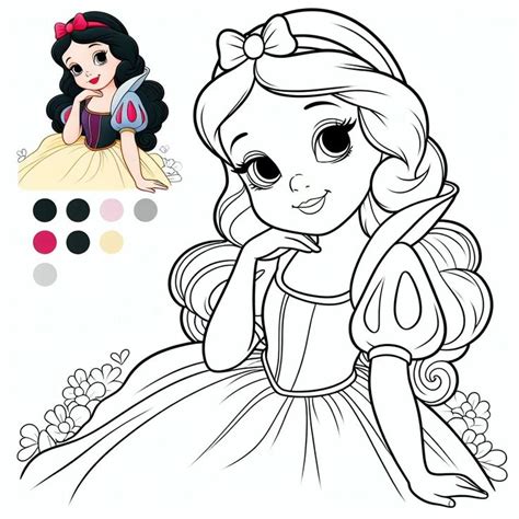 백설공주 색칠공부 프린트 Hojas Para Colorear De Niños Páginas Para Colorear Para Imprimir Gratis