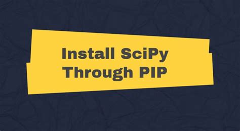 Poplamm Blogg Se Scipy Installation