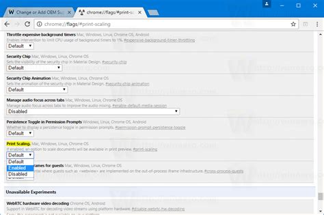 How To Enable Print Scaling In Google Chrome