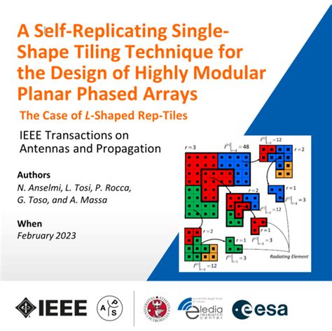 A Self Replicating Single Shape Tiling Technique For The Design Of Highly Modular Planar Phased