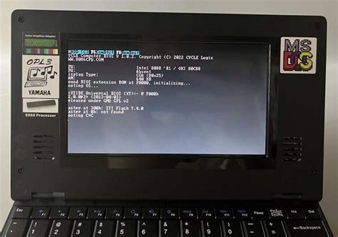 Weird Aliexpress Laptop With Intel 8088 Cpu Will Take You Back To The Ms Dos Era [updated] Ars