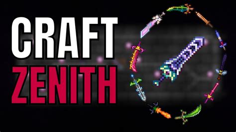 How To Craft Zenith Terraria 1 4 4 9 Youtube