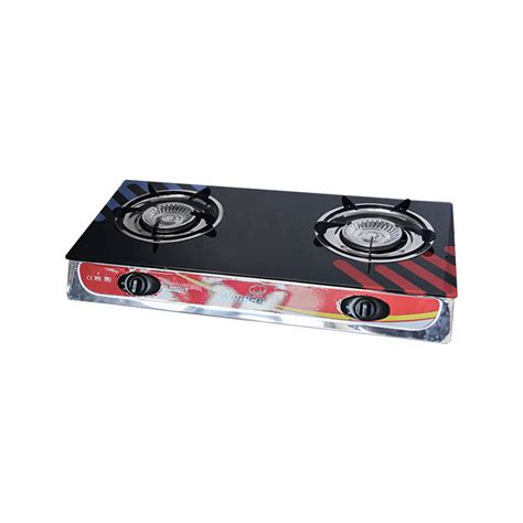 Safy Double Burner Gas Stove Tempered Glass Top At Hattie Branch Blog