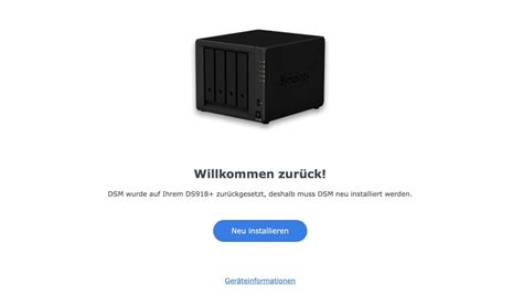 Ds 918 Keeps Resetting R Synology