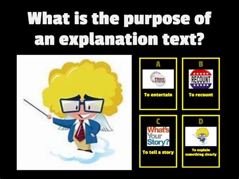 Explanation Text Quiz
