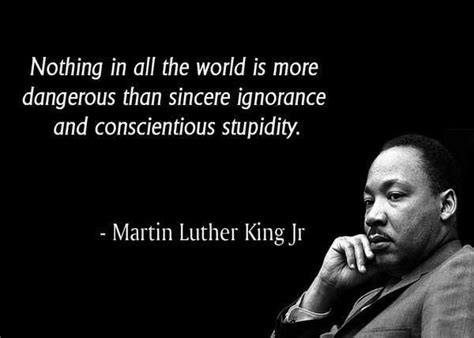 Willful Ignorance Is A Shame And Weak