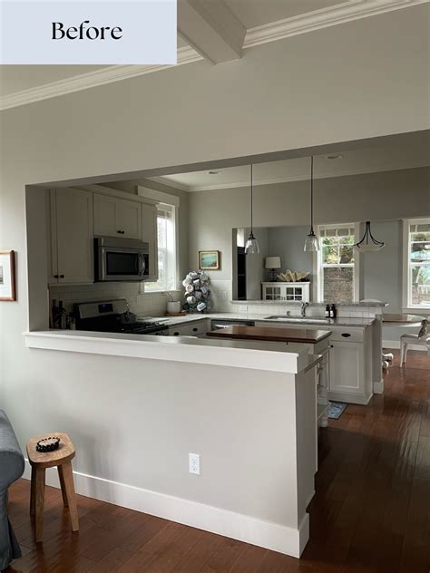 Open Kitchen Wall To Dining Room