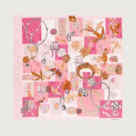 卡地亚cartier 动植物图案珍贵丝巾 T6011199 小迈步海淘品牌官网