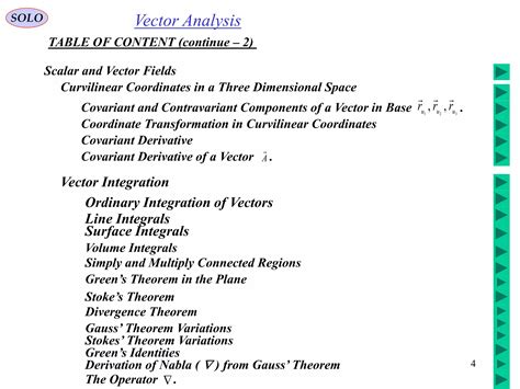 Vector Analysis Ppt Physics Science