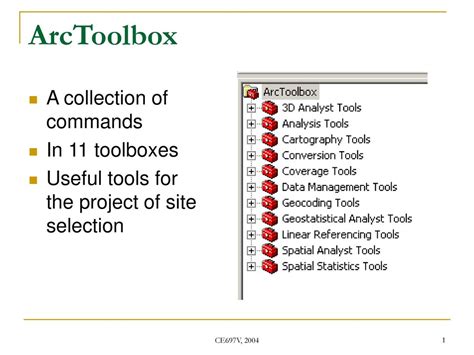 Arctoolbox A Collection Of Commands In Toolboxes Ppt Download
