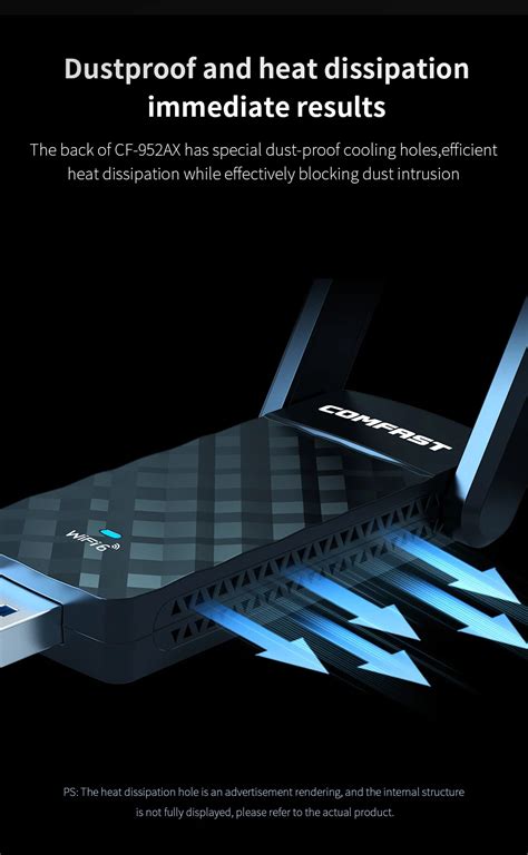 COMFAST CF AX Mbps USB WiFi Adapter AX RTL BU