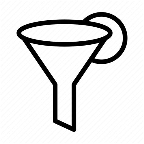 funnel filter sort sorting filtering icon download on iconfinder