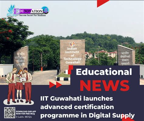 Iit Guwahati Launches Advanced Certification Programme In Digital
