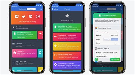 Apples Workflow App Updated With Iphone X And Ios 11 Features More 9to5mac