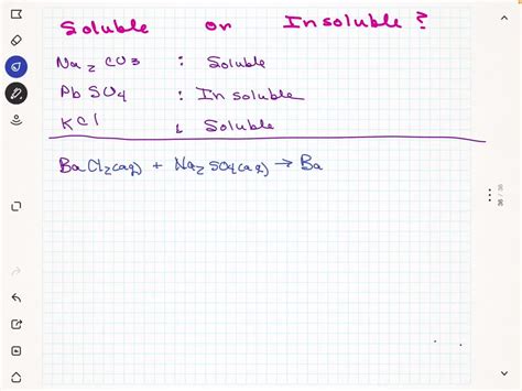 Solved Cess Criteria Based On Solubility Rule And Identify The Precipitate Determine The