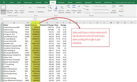 how to freeze rows and columns in excel brad edgar