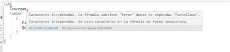 Solved Why Does My Set Function Not Allow Me To Create An Power Platform Community