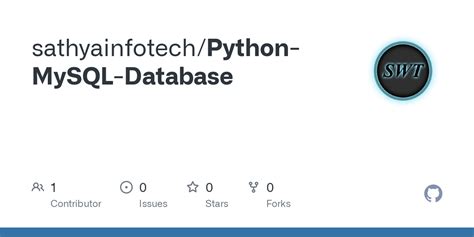 Github Sathyainfotechpython Mysql Database