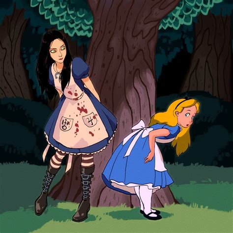 Alice And Alice Liddell Alice In Wonderland And 1 More Drawn By