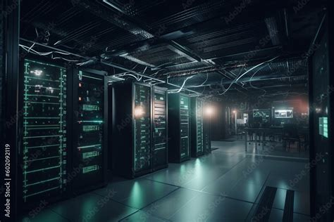 network design element with server room as a node for node based