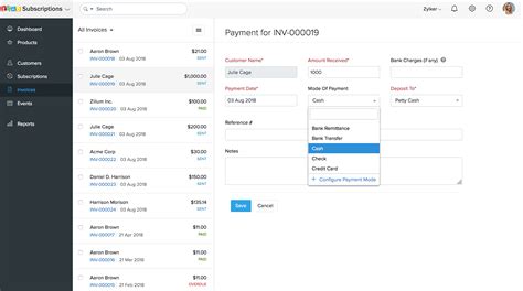 Zoho Subscriptions Reviews Pricing Software Features 2024 Financesonline Com