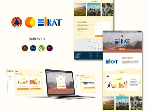 Ui Ux Design Mockup Web Webdesign Muhammad Arienal Haq