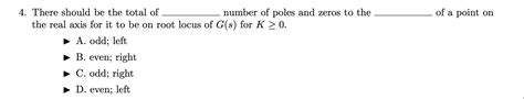 Solved There Should Be The Total Of Number Of Poles A