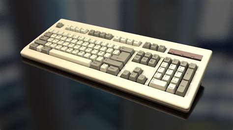 Computer Keyboard 3d Model 2 Blend Dae 3ds Fbx Obj Free3d