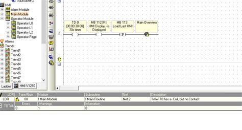 Hmi Page Time Out Vision And Samba Plc Hmi Controllers And Visilogic