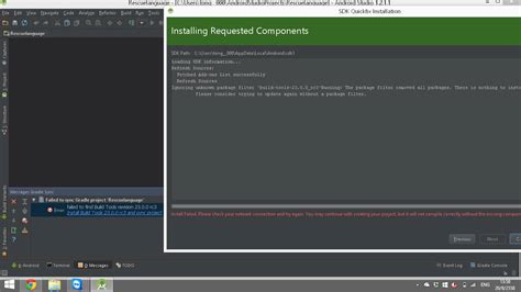 android error failed to find build tools revision 23 0 0 rc3 stack