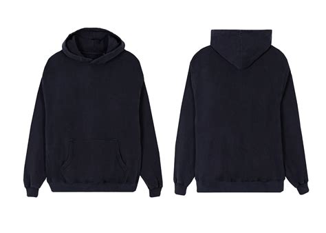 Vintage Black Regular Hoodie Mockup Etsy