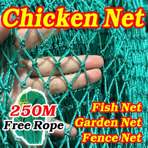 【free Rope】2050200m Chicken Net Range Net For Chicken Fence Green Net Free Range Chicken Net