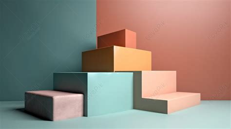 눈에 띄는 기하학적인 3d 연단 배경으로 제품 쇼케이스를 강화하세요 연단 배경 스트라이크 배경 기하학적 배경 이미지 Hd 연단 스트라이크 기하학적 배경 사진 무료