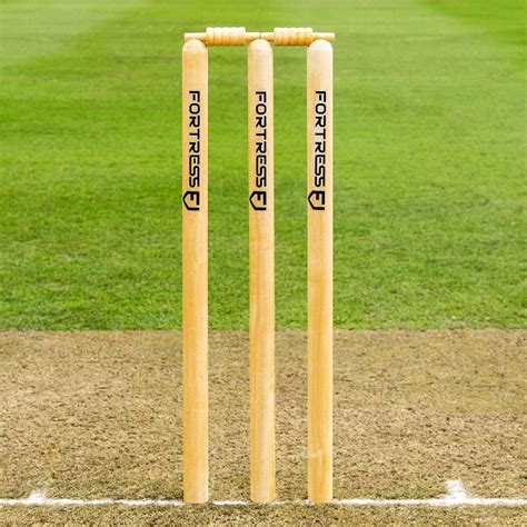 Fortress Wooden Cricket Stumps [icc Regulation