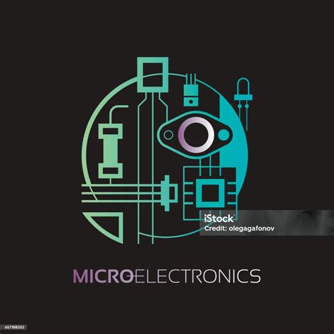 전자 구성 요소입니다 기호와 라디오 시장 마이크로 칩 상점 및 인터넷 쇼핑으로 디자인의 창조에 대 한 기호 Cpu에 대한 스톡