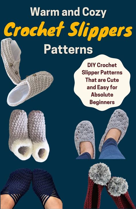 Warm And Cozy Crochet Slippers Patterns Diy Crochet Slipper Patterns That Are Cute And Easy For
