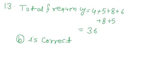 solved class intervals in a grouped frequency distribution are given