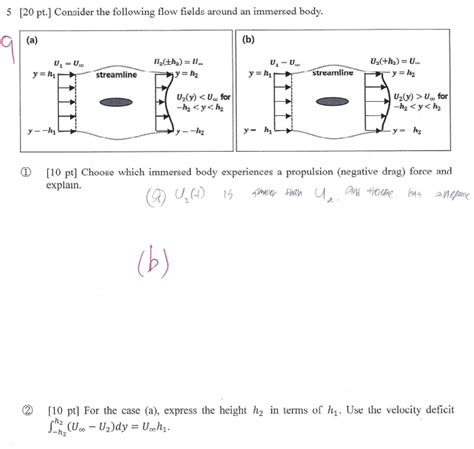 Solved 5 20 Pt Consider The Following Flow Fields Around