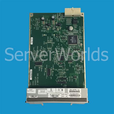 Hpe 652710 001 Esl G3 Expansion Blade Eeb 3 04632 03 Serverworlds