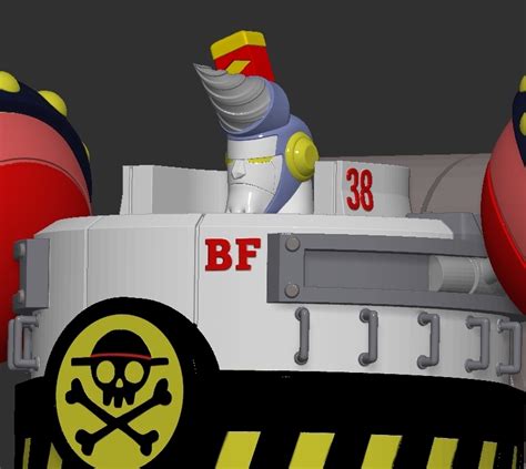 3d File Franky Shogun General Franky Or Iron Pirate Fanart・3d Printing
