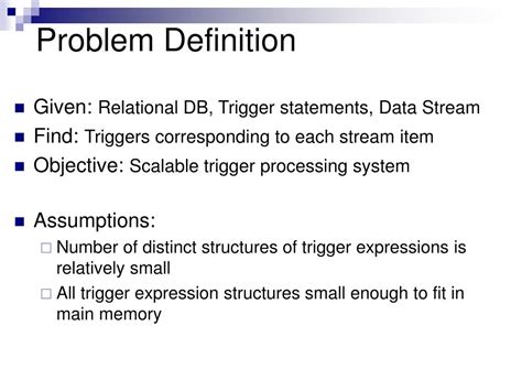 Ppt Scalable Trigger Processing Powerpoint Presentation Free
