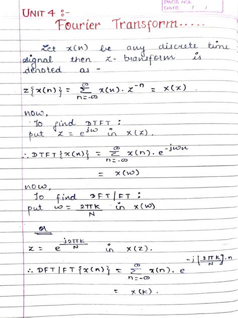 Dsp Fourier Transform Pdf