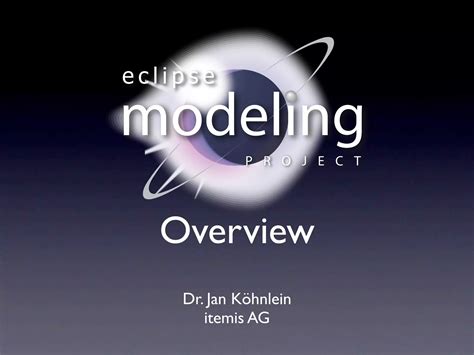 Eclipse Modeling Overview PPT