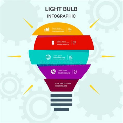 Infographic Elements Data Visualization Design Template Stock