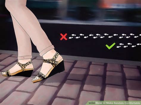 Ways To Make Sandals Comfortable WikiHow