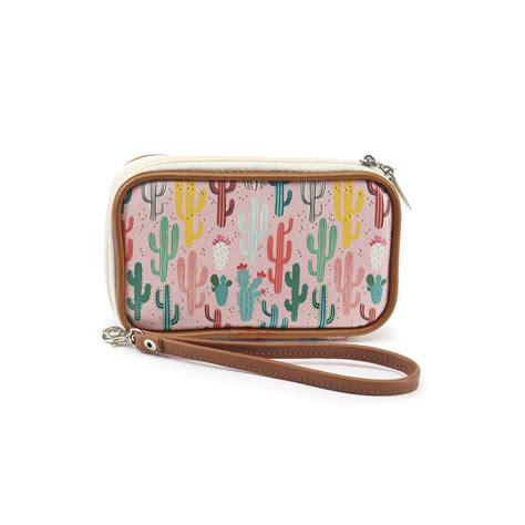 Carteira Porta Celular Cactos Colors Rosa