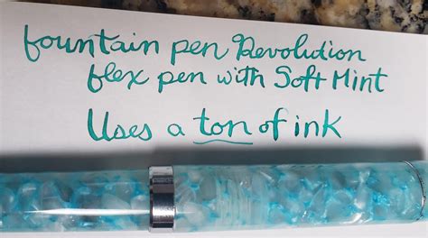 Just Got My First Flex Nib Pen Do They Always Put Out So Much Ink Or