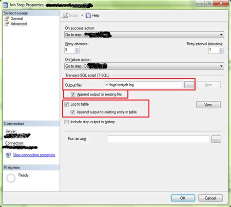 Need Script To Change Sql Server Job Step Properties Stack Overflow
